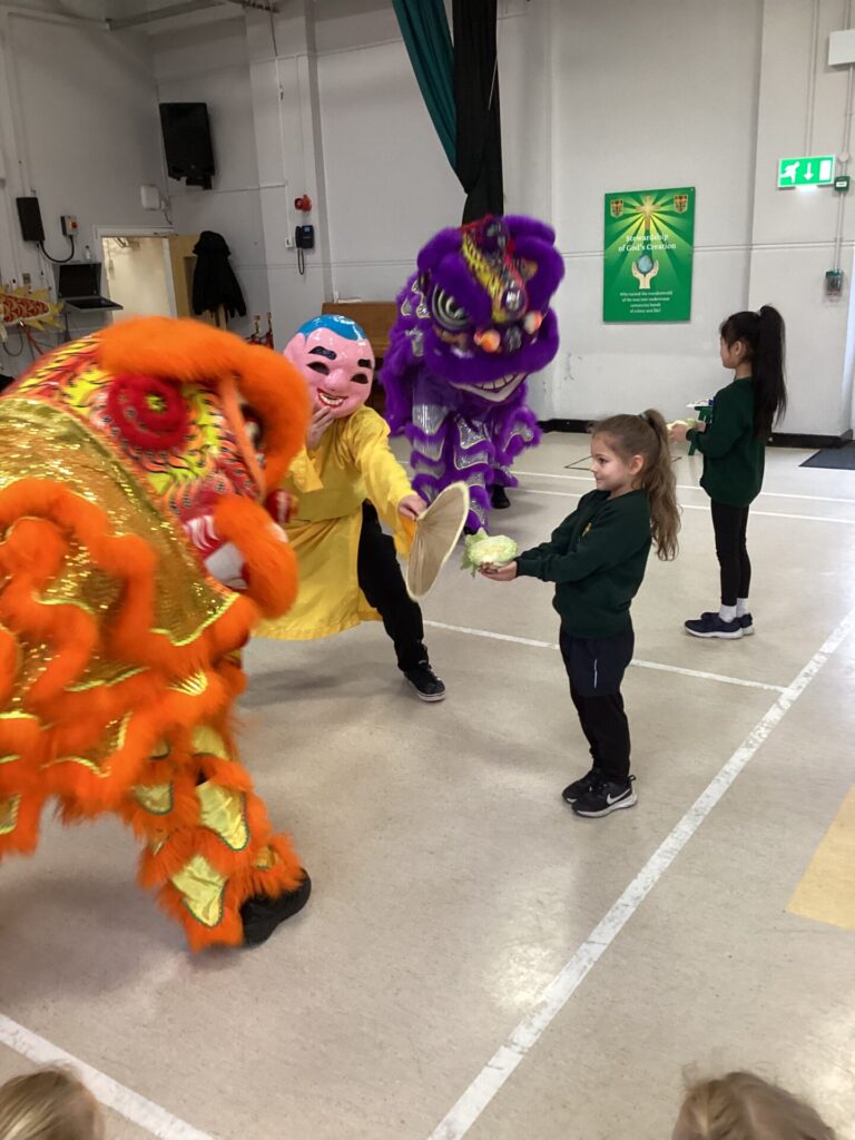 Chinese Dragon Performance | Our Lady's Bishop Eton Catholic Primary School