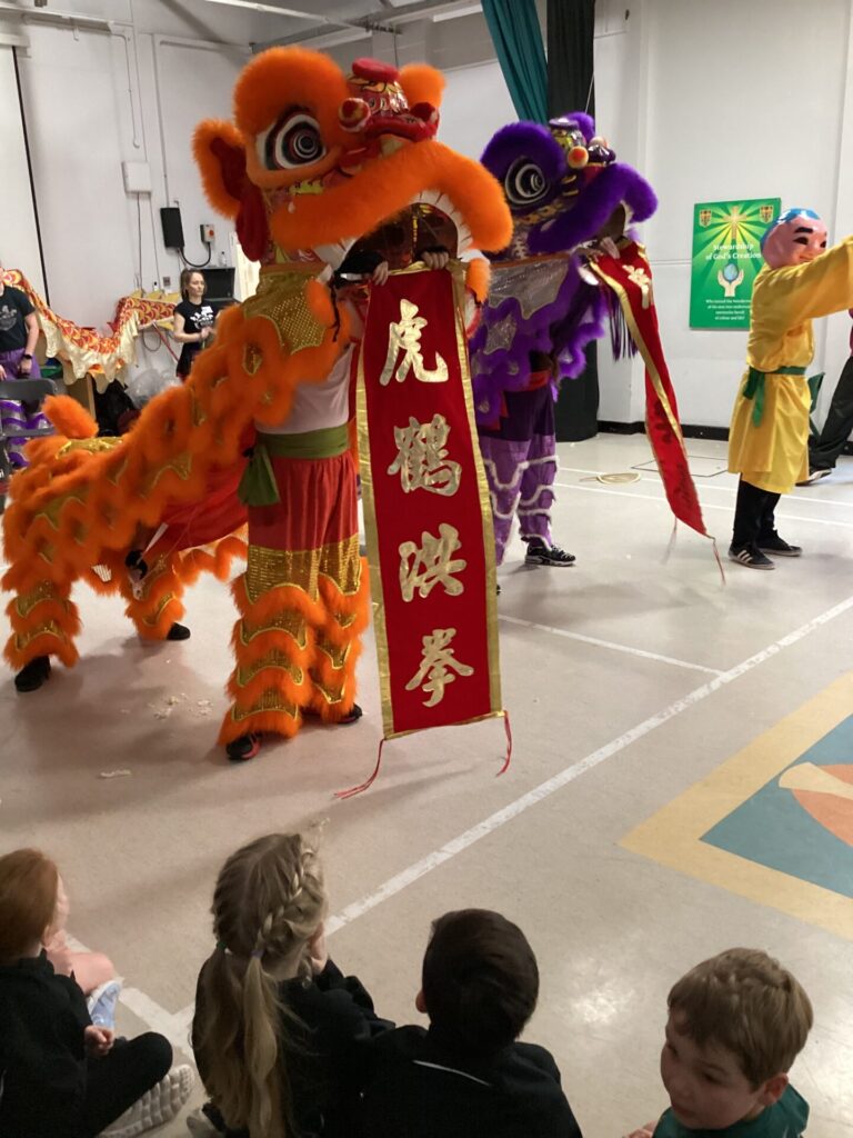 Chinese Dragon Performance | Our Lady's Bishop Eton Catholic Primary School